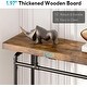 70.9 Inches Long Entryway Table for Living Room, Wood Sofa Table - 11. ...