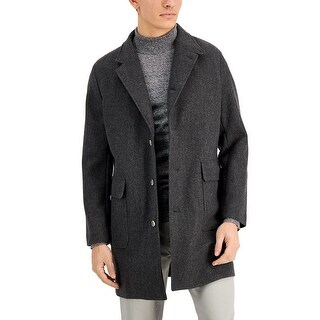Alfani Men's Knit Topcoat Gray Size Large - Bed Bath & Beyond - 40575091