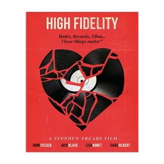 High Fidelity Red Movie art Illustrations Love Art Print/Poster - Bed ...