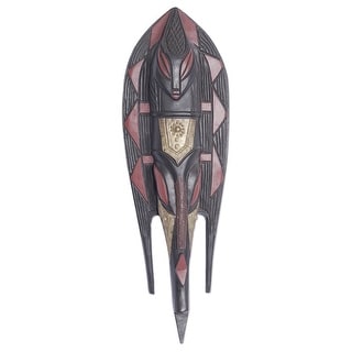 Novica Handmade African Fish Akan Wood Mask - Bed Bath & Beyond - 36184746