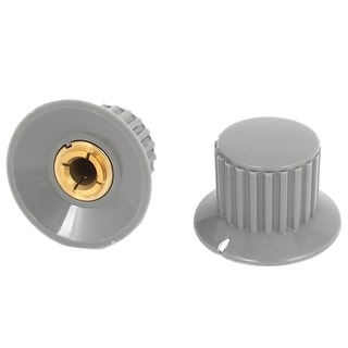 10 Pcs Potentiometer Knob Cover Cap 32mmx21mmx6mm Gray KYP25-18-6 ...
