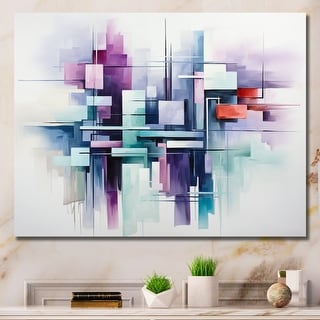 Designart "Suprematism Spatial Illusions" Abstract Suprematism Wall ...