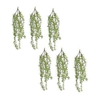 set of 6 hanging mini leaf artificial vines 33" - Bed Bath & Beyond ...