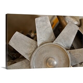 "Close-up of metal fan" Canvas Wall Art - Bed Bath & Beyond - 16283274