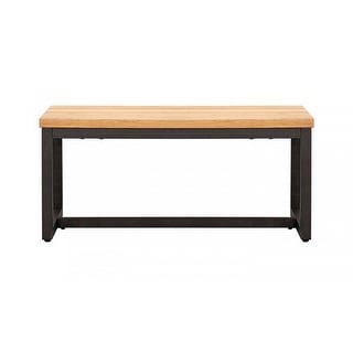 Modrest Fagan Rustic Oak End Table - Bed Bath & Beyond - 31265111