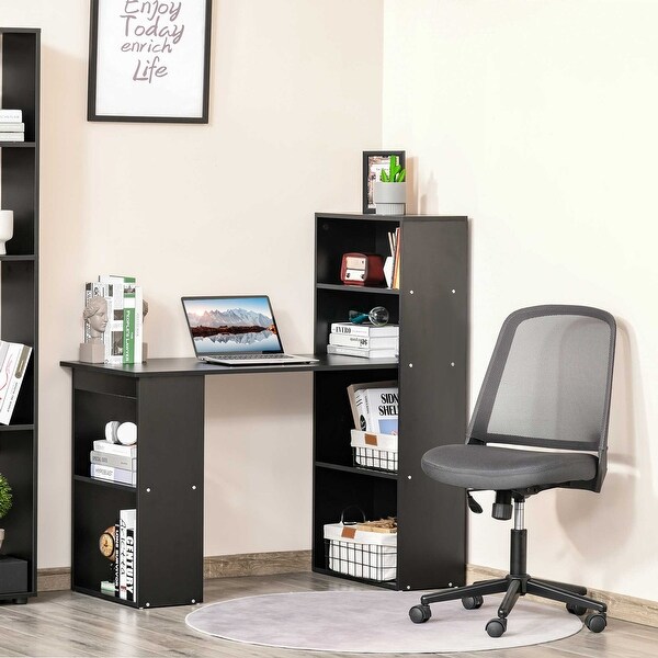 Homcom modern home office computer desk store