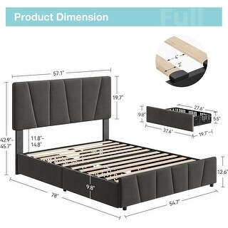 Diamond-shaped plastic drawer with soft-covered bed - Bed Bath & Beyond ...