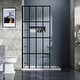 34" X 72" Shower Door Walk-in Black Finish - Bed Bath & Beyond - 37531690