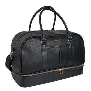 Ellen Tracy 20 Inch Light Pebble Grain Travel Weekender Duffle - Bed ...
