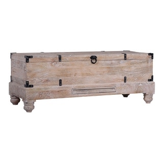 Maven Lane Nerio Handmade Heritage Wooden Storage Bench, Distress ...