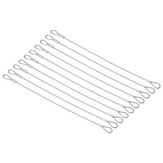 10Pcs Stage Lights Safety Cable 304 Stainless Steel Security Rope ...
