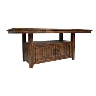 Wooden Dining Table in Distressed Dark Oak - Distressed Dark Oak - Bed ...