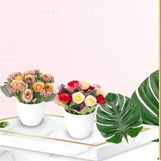 Artificial Matthiola Fake Flower Bonsai Garden Home Bridal Wedding ...