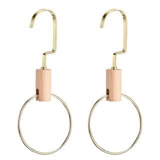 2Pcs Scarf Ring Hangers Circle Scarf Organizer Hook - Bed Bath & Beyond ...
