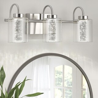 3/4/5/6 Light Brushed Nickel Bathroom Light Fixtures - Bed Bath ...