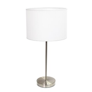 Simple Designs Stick Lamp with Fabric Shade - Bed Bath & Beyond - 35738762