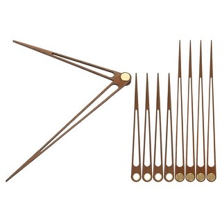 Clock Hands Kit, 5 Set Wooden Mechanism Clock Hand Parts for Clock, F1 ...