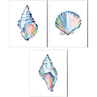 Ethan Harper 'Pop Shell Study' Canvas Art, Set of 3 - Bed Bath & Beyond ...