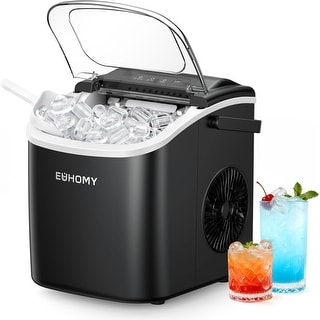 Euhomy IM001BBL Black Countertop Portable Bullet Ice Maker - Bed Bath ...