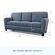 Brookside Abby 88" Upholstered Rolled Arm Sofa - Bed Bath & Beyond ...