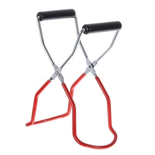 Canning Jar Lifter Tongs, Jar Lifter with Rubber Grips Handle - Bed ...