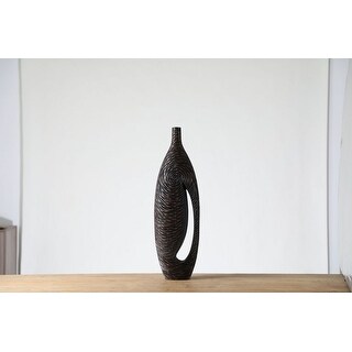 Grey Polyresin Vase | Modern Vase | Flower Vase | Polyresin Vase ...