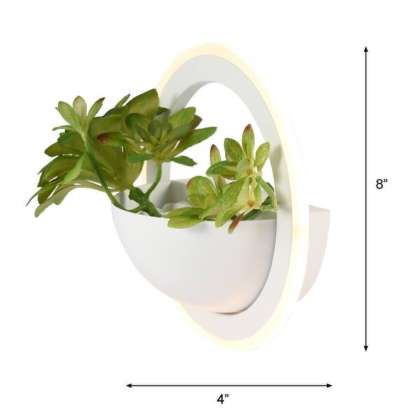 Modern Green Creative Plant Wall Light Aisle Wall Lamp - Bed Bath ...