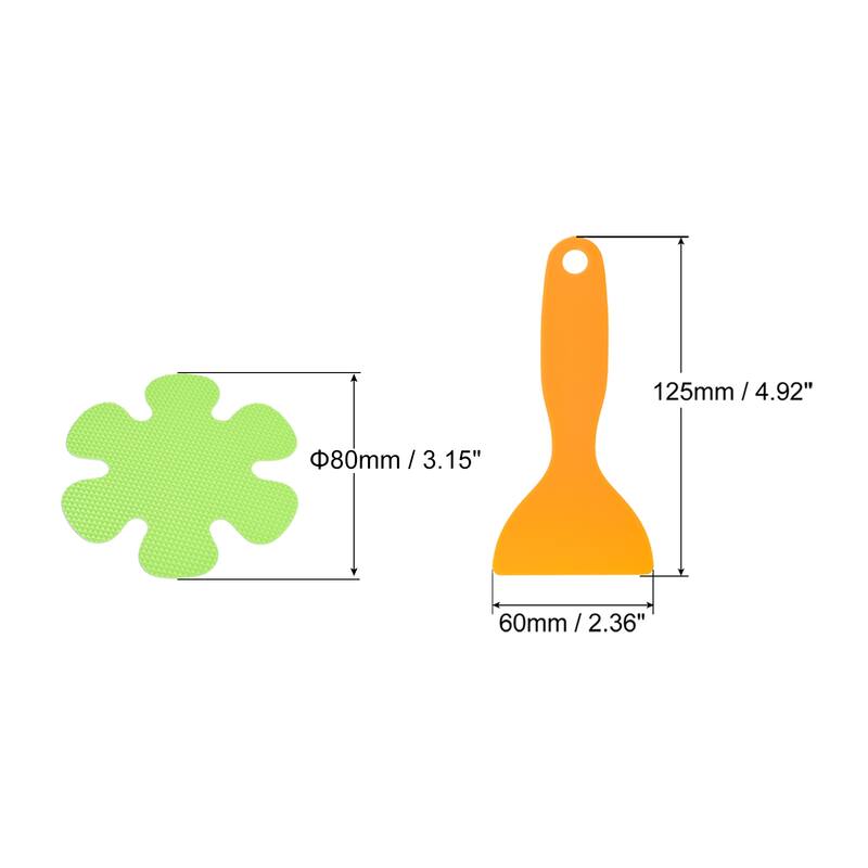 Anti Slip Grip Tape, 20pcs Fluorescent Traction Strips Flower Shape ...