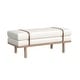 HomePop upholstered Bench with Wood Base - Bed Bath & Beyond - 38412716