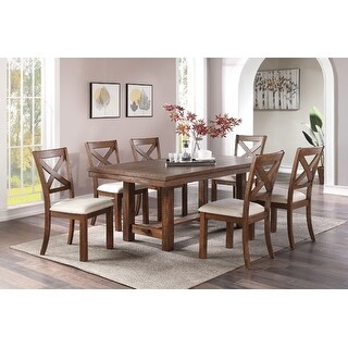 Fabric Upholstery Armless Dining Chair High Back Side Chair (Set of 2 ...
