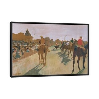 iCanvas "The Parade, or Race Horses in front of the Stands, c.1866-68 ...