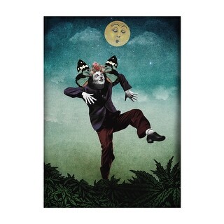 Nonsense fields forever Collage Fantasy Humor Moon Art Print/Poster ...
