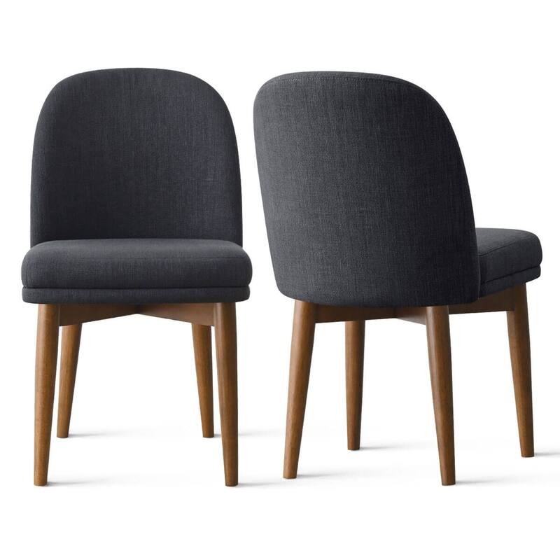 Linen Upholstered Parson Chair(Set of 2) - On Sale - Overstock - 43184211