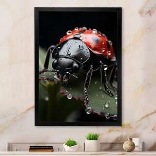 Designart "Animal Ladybug I" Ladybug Framed Wall Art Prints - Bed Bath ...