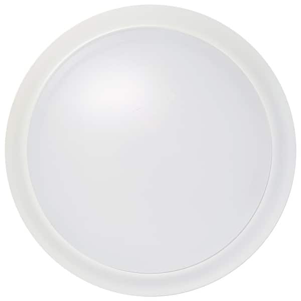 10 inch LED Disk Light 5000K 6 Unit Contractor Pack White Finish - Bed ...