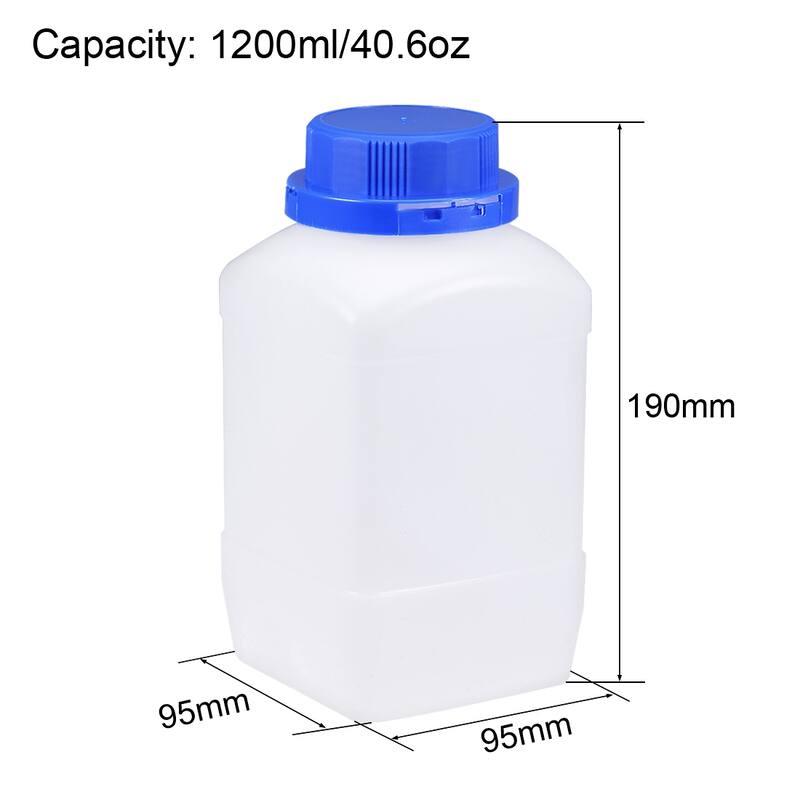 Plastic Lab Reagent Bottle Sample Sealing Liquid Storage Container ...