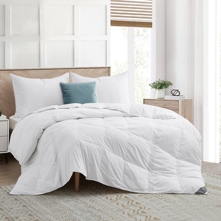 Lightweight Cooling Breathable White Down Comforter - Bed Bath & Beyond ...