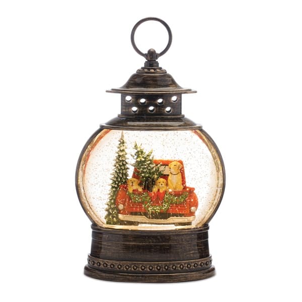 LED Snow Globe with Pickup Truck 11.5"H - Bed Bath & Beyond - 37971711