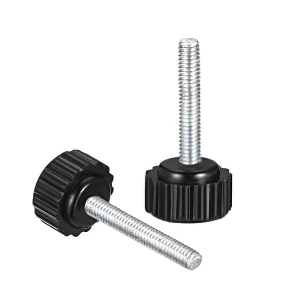 M4x25mm Male Thread Knurled Clamping Knobs Grip Thumb Screw on 10Pcs ...