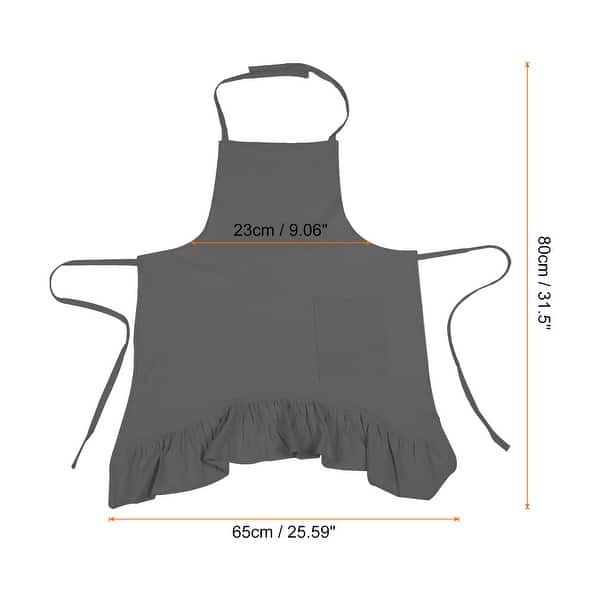 pleated apron
