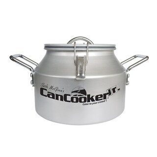 CanCooker JR-001 Grill Steam Cooker, Silver, 2 Gallon Capacity - Bed ...