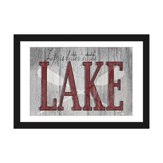 iCanvas "Life is Better at the Lake" by Kate Sherrill - Bed Bath ...