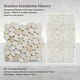 Oyster Sliced Pebble Mosaic, Backsplash Kitchen Walls, Shower and ...