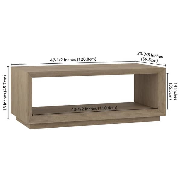 Tannen 48" Wide Rectangular Coffee Table - Bed Bath & Beyond - 38316557