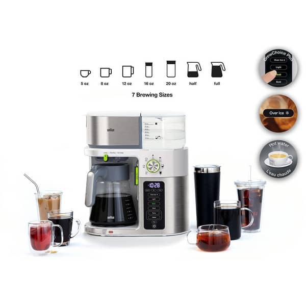 10-Cup Multi Serve SCA Certified Coffee Maker with Internal Water Spout ...