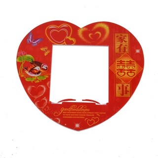 Plastic Birds Pattern Heart Shape Creative Lovely Switch Sticker Socket ...