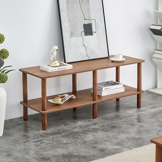 Modern 2-Tier TV Stand for Living Room Furniture - Bed Bath & Beyond ...