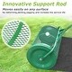 Compost Spreader Peat Moss Spreader, 24" Lawn Garden Spreader Roller ...