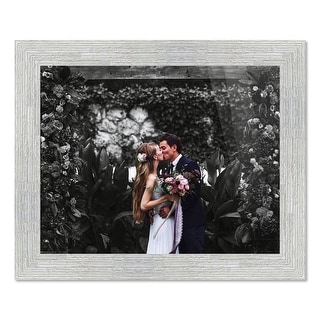 13x16 Frame White Barnwood Picture Frame - Modern Photo Frame Includes ...