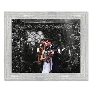 15x25 Frame White Barnwood Picture Frame - Modern Photo Frame Includes ...